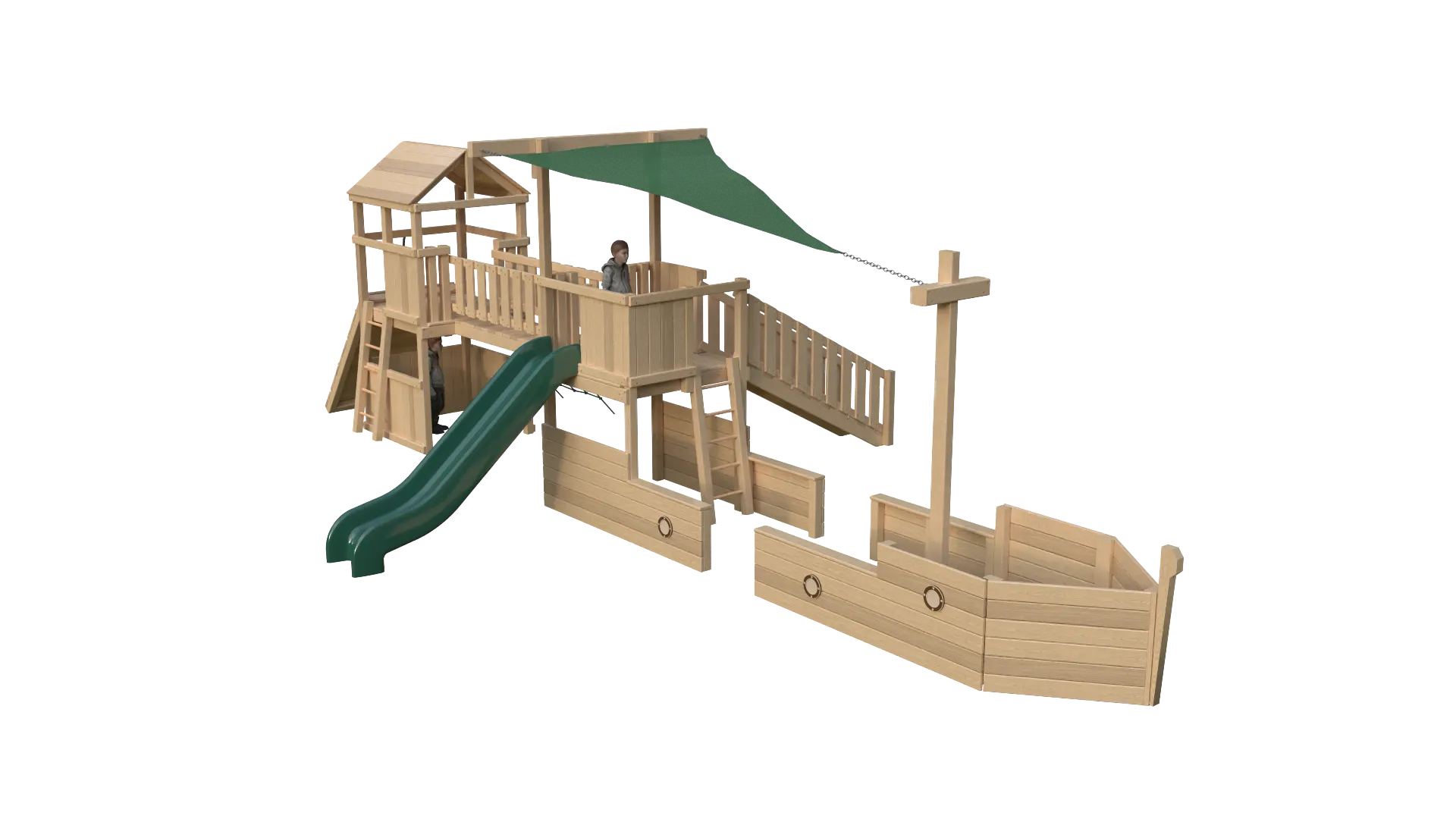 Timber Standard Ship | Imagination Play | Home Front Outdoor Play