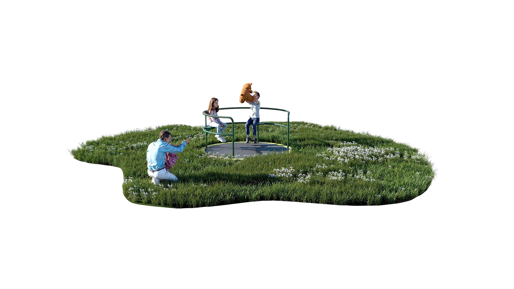 Inclusive roundabout | Home Front Outdoor Play