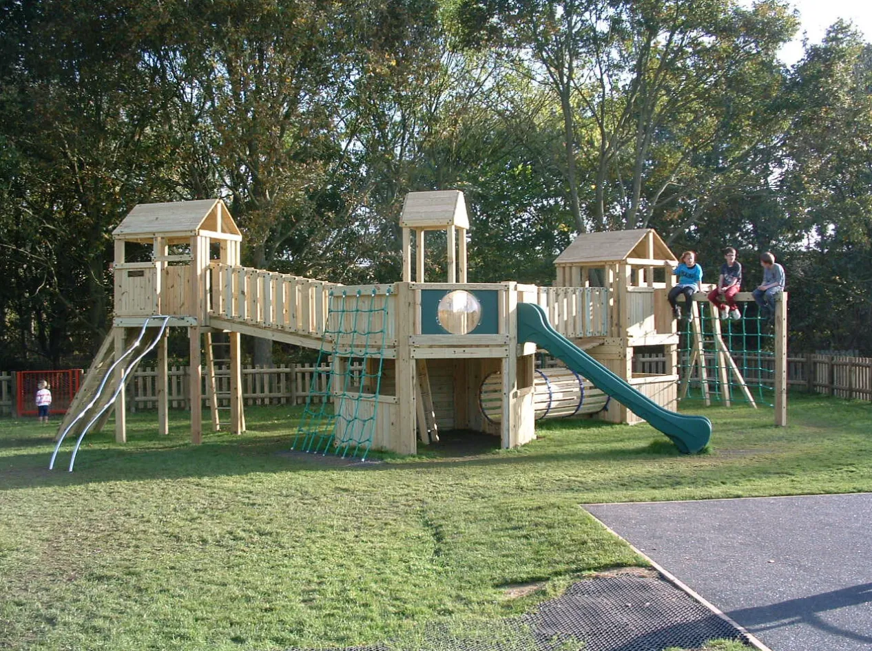 Timber Multiplay Playgrounds & Play Areas | Home Front Outdoor Play