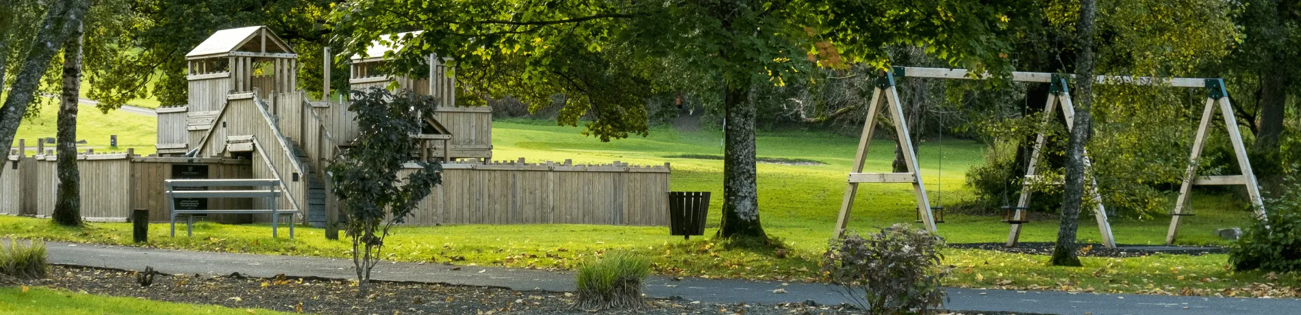 Commercial Standalone Swings | Timber Swing Sets