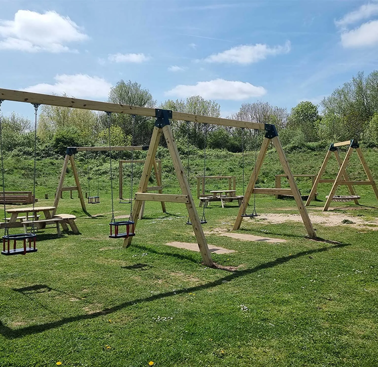 Standalone Swings | Playground Favourites | Home Front Outdoor Play