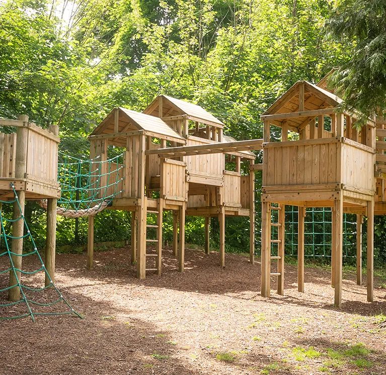 Commercial Multiplay Timber Playground Equipment | Home Front
