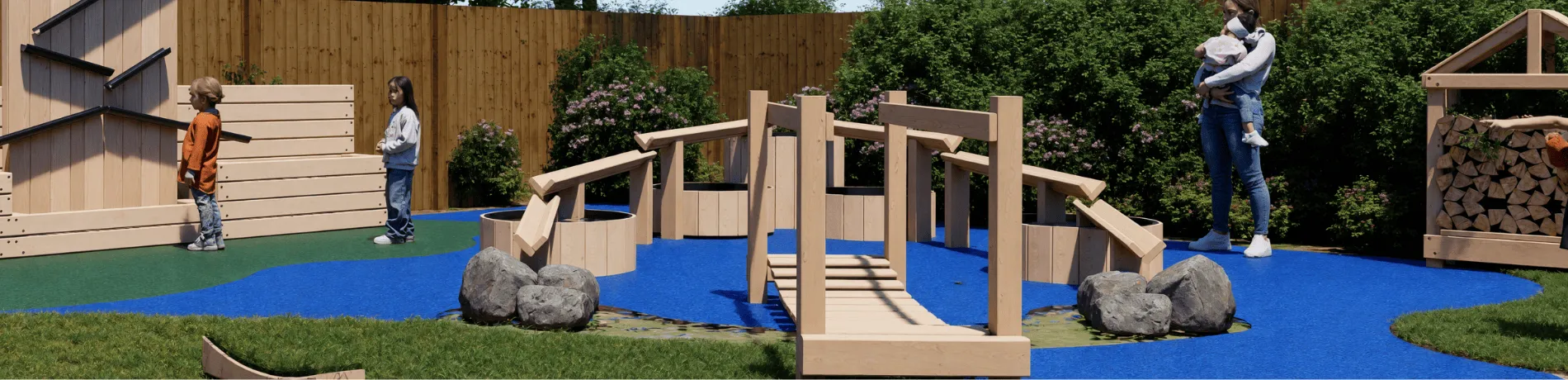 Puddle pond | Home Front Outdoor Play