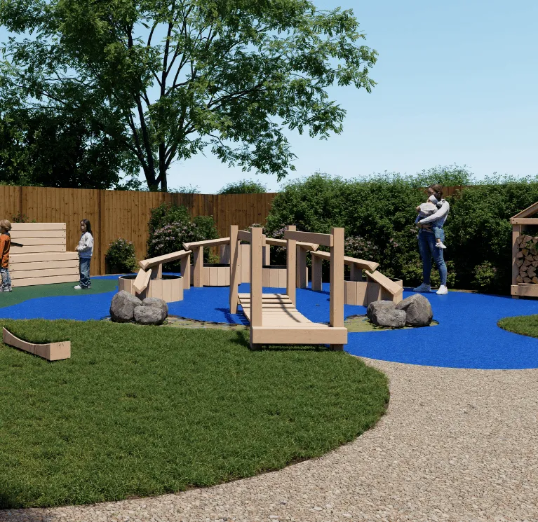 Puddle pond | Home Front Outdoor Play